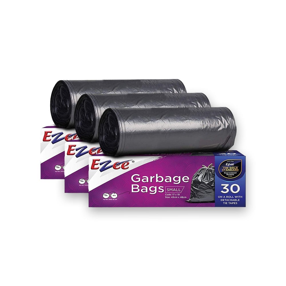 Ezee Premium Garbage Bag (Small, Black) - Pack of 3 Price - Buy Online ...