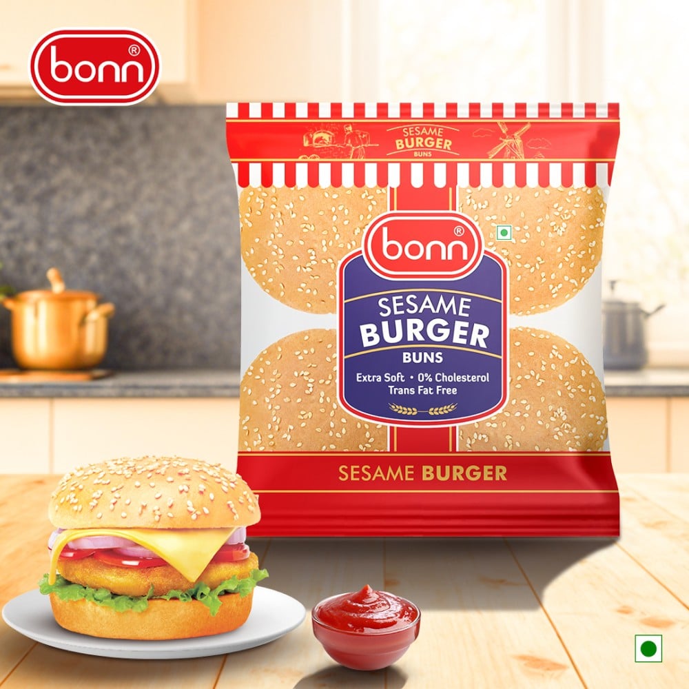 Bonn Sesame Burger Bun Bread Price - Buy Online at Best Price in India