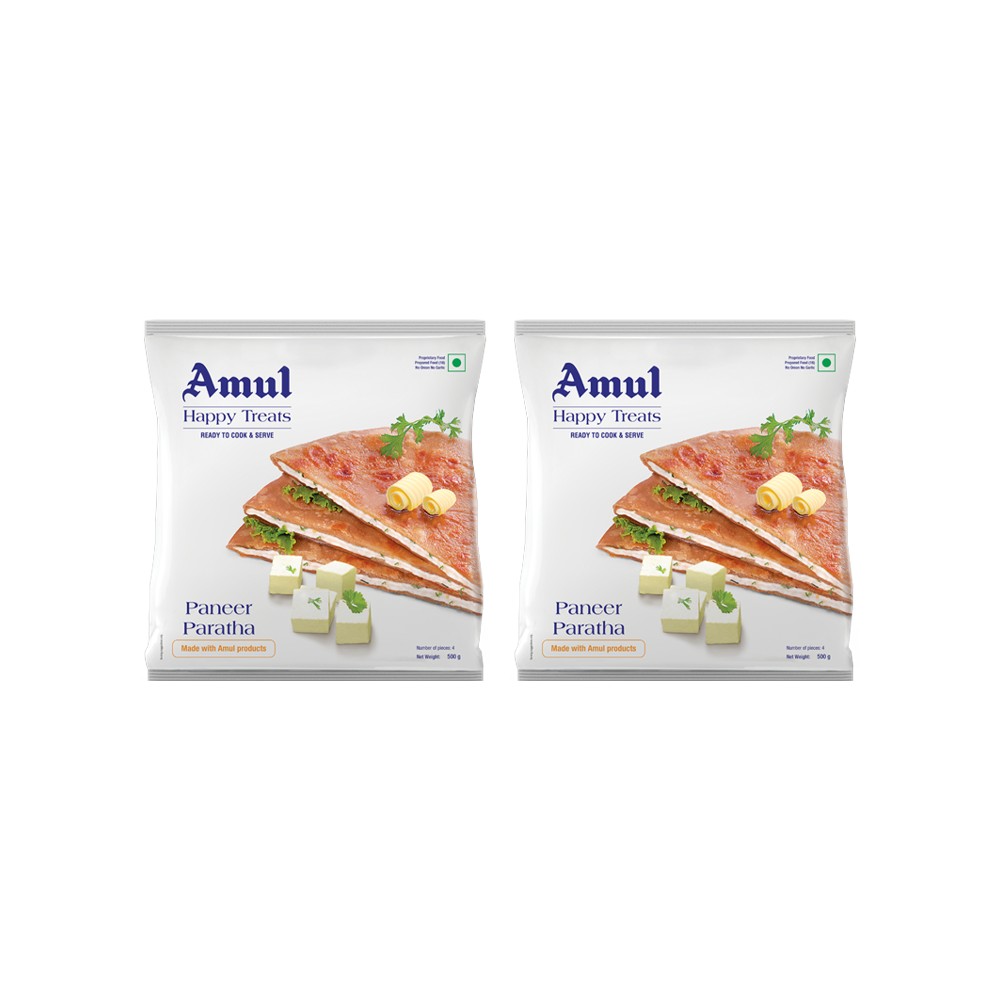 Amul Paneer Paratha - Pack of 2 Price - Buy Online at Best Price in India