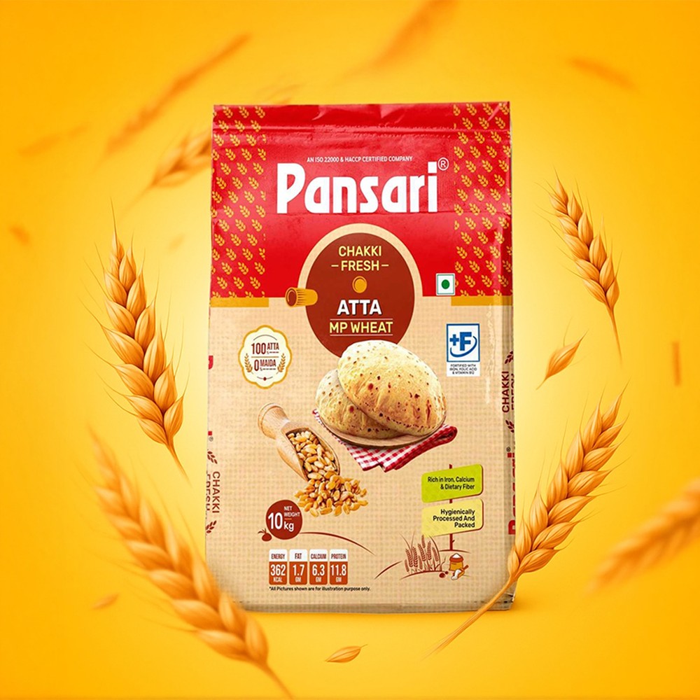 Pansari Chakki Fresh Atta (0% Maida) Price - Buy Online at ₹411 in India