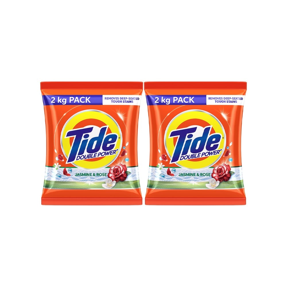 Tide Plus Detergent Powder Jasmine & Rose - Pack of 2 Price - Buy ...