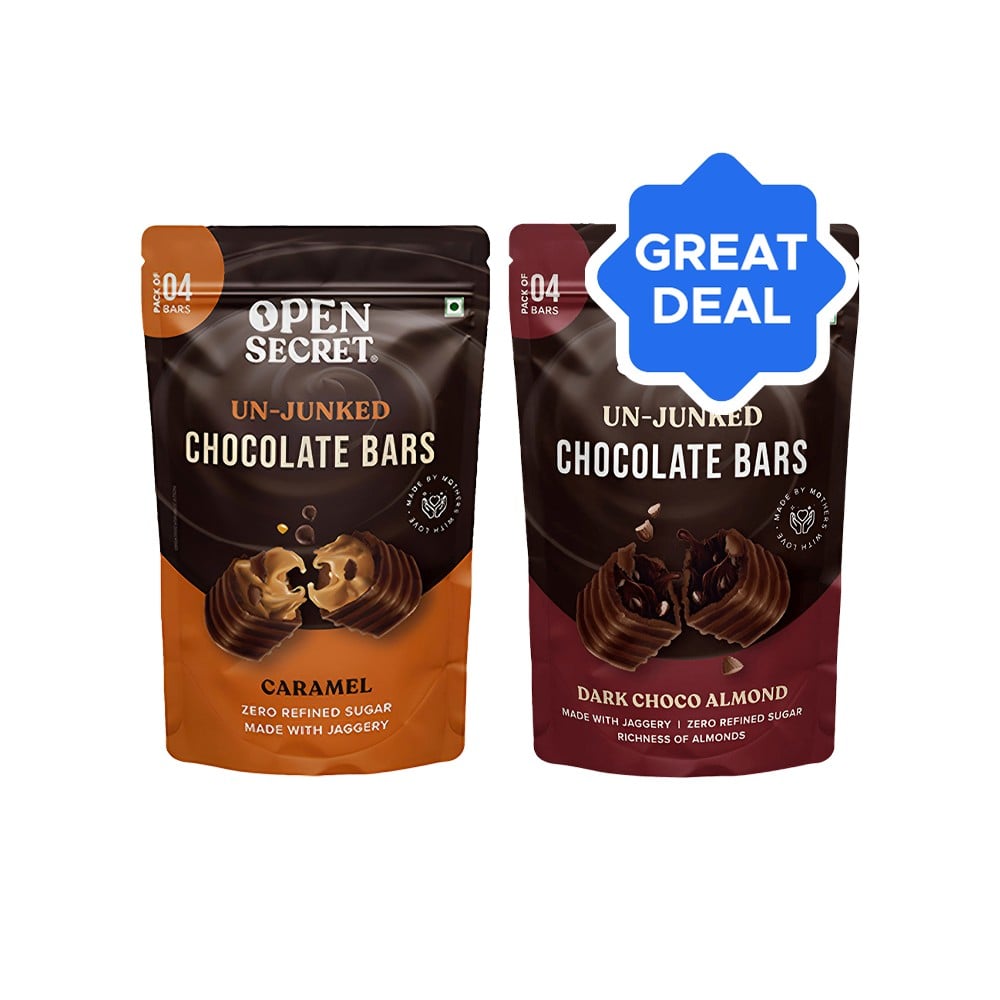 Open Secret Dark Choco Almond Filled Bar Chocolate Pack Zero Refined ...