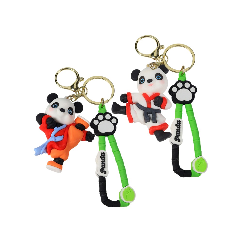 FunBlast Stylish Panda Theme 3D Key Chain Price - Buy Online at Best ...