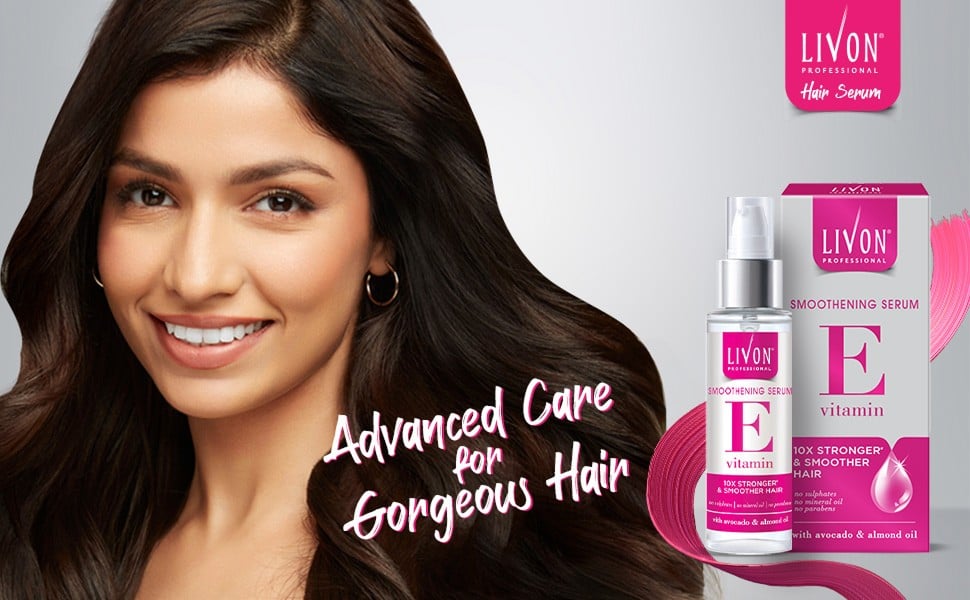 Livon Vitamin E Smoothening Hair Serum Price - Buy Online at ₹318 in India
