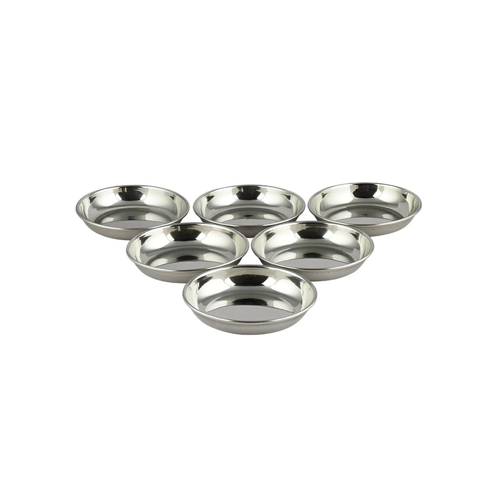 Omega Stainless Steel Plate Set 6 pcs (Silver) Price - Buy Online at ...