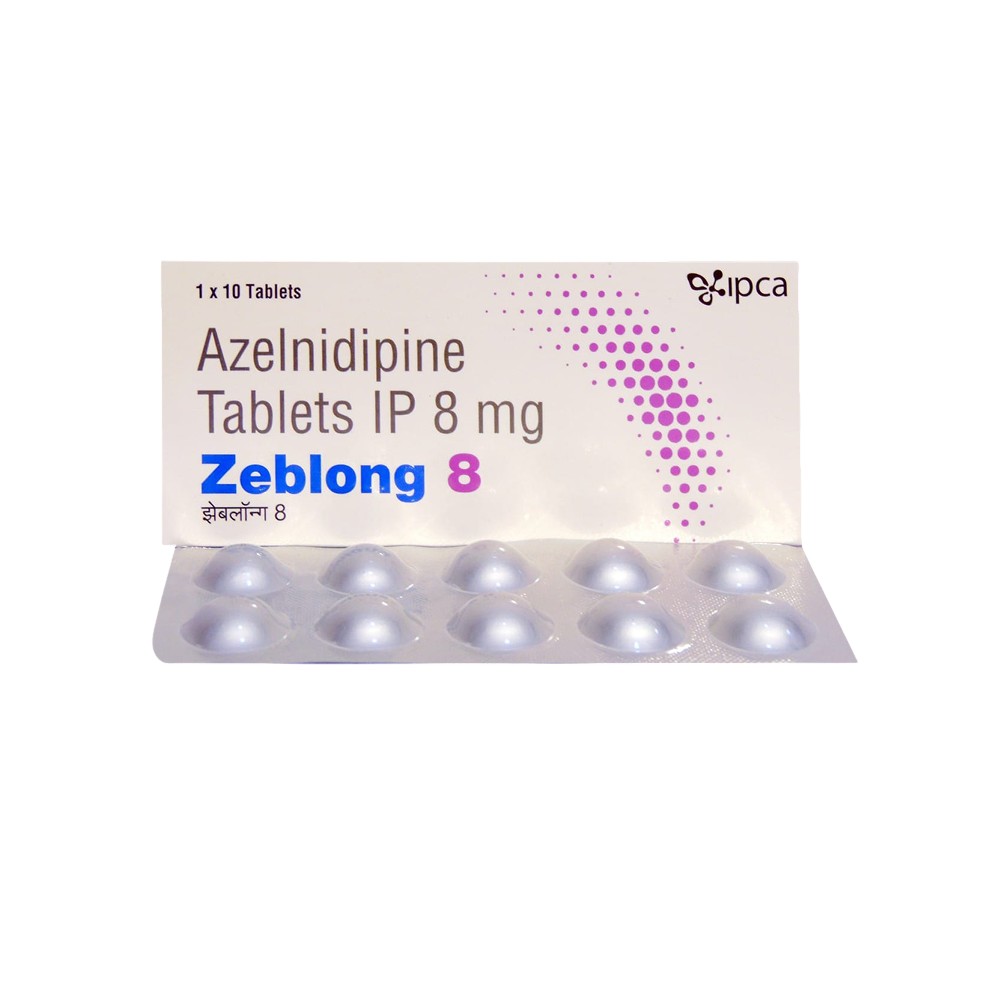 Zeblong 8mg Strip Of 10 Tablets Price - Buy Online at ₹109 in India