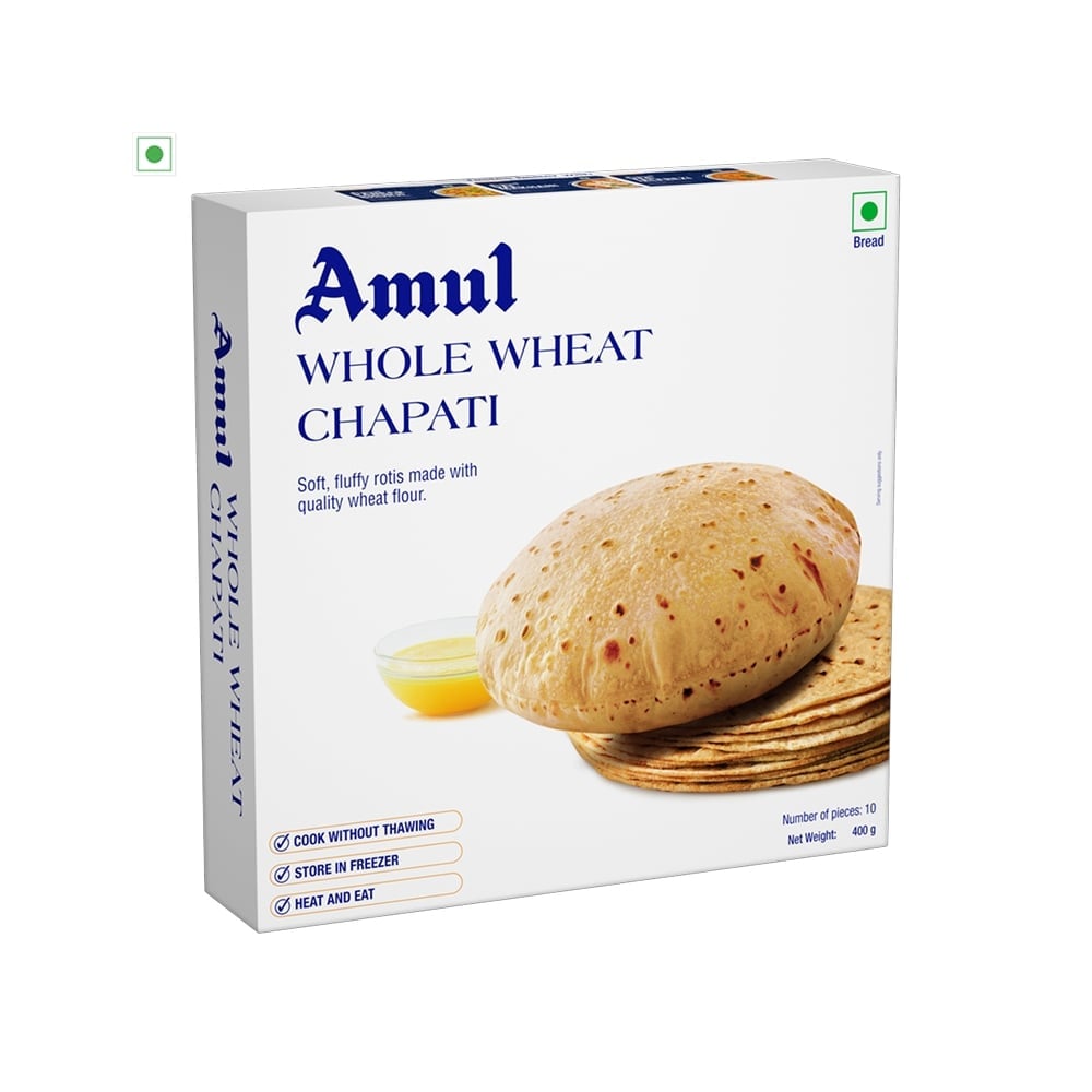 Amul Whole Wheat Roti Price - Buy Online at Best Price in India
