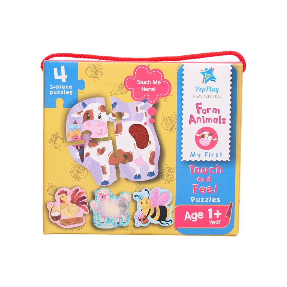 PepPlay My First Touch & Feel Farm Animals Puzzle Game Price - Buy ...