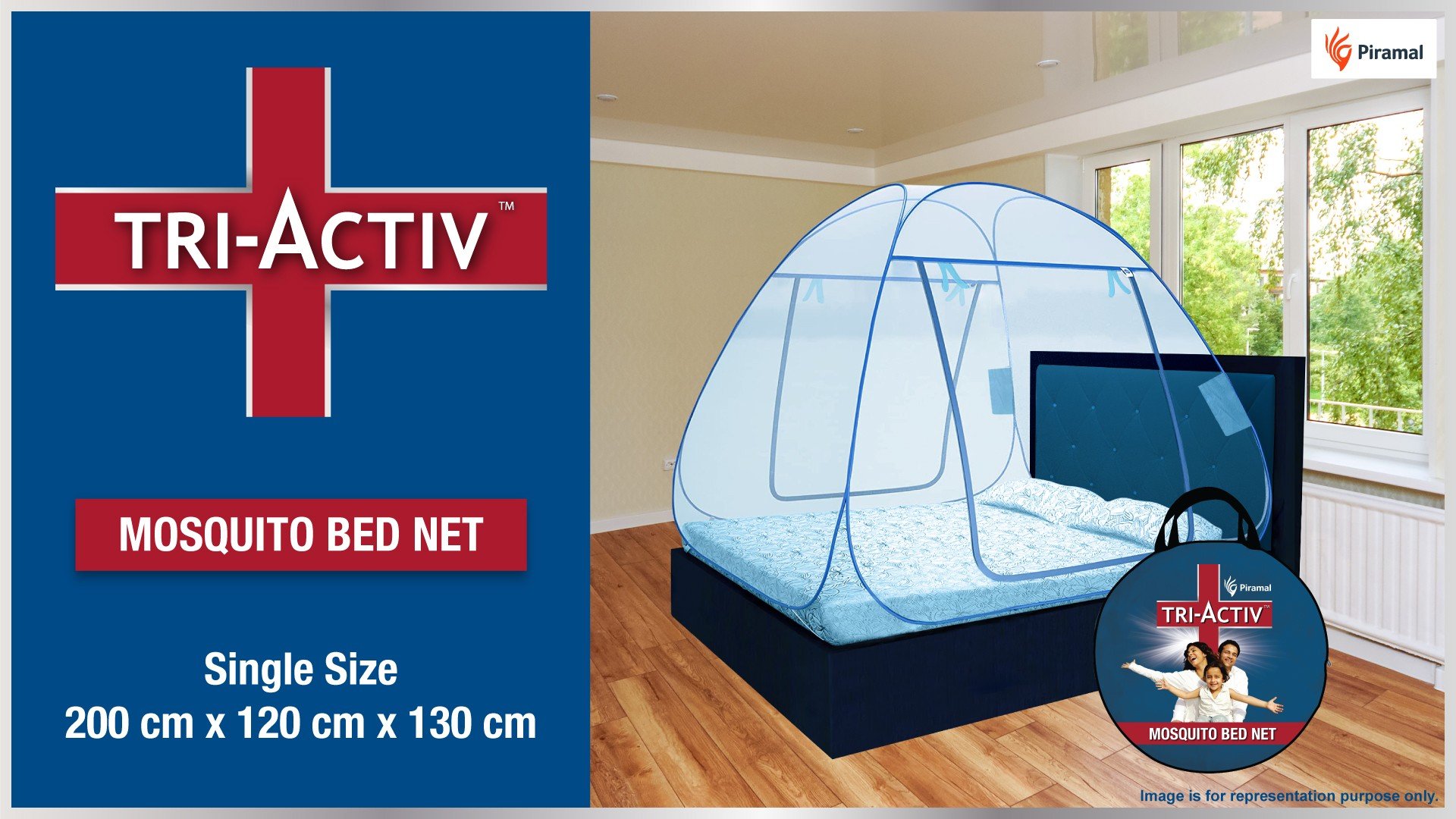 Tri-Activ Mosquito Net for Single Bed Price - Buy Online at Best Price ...