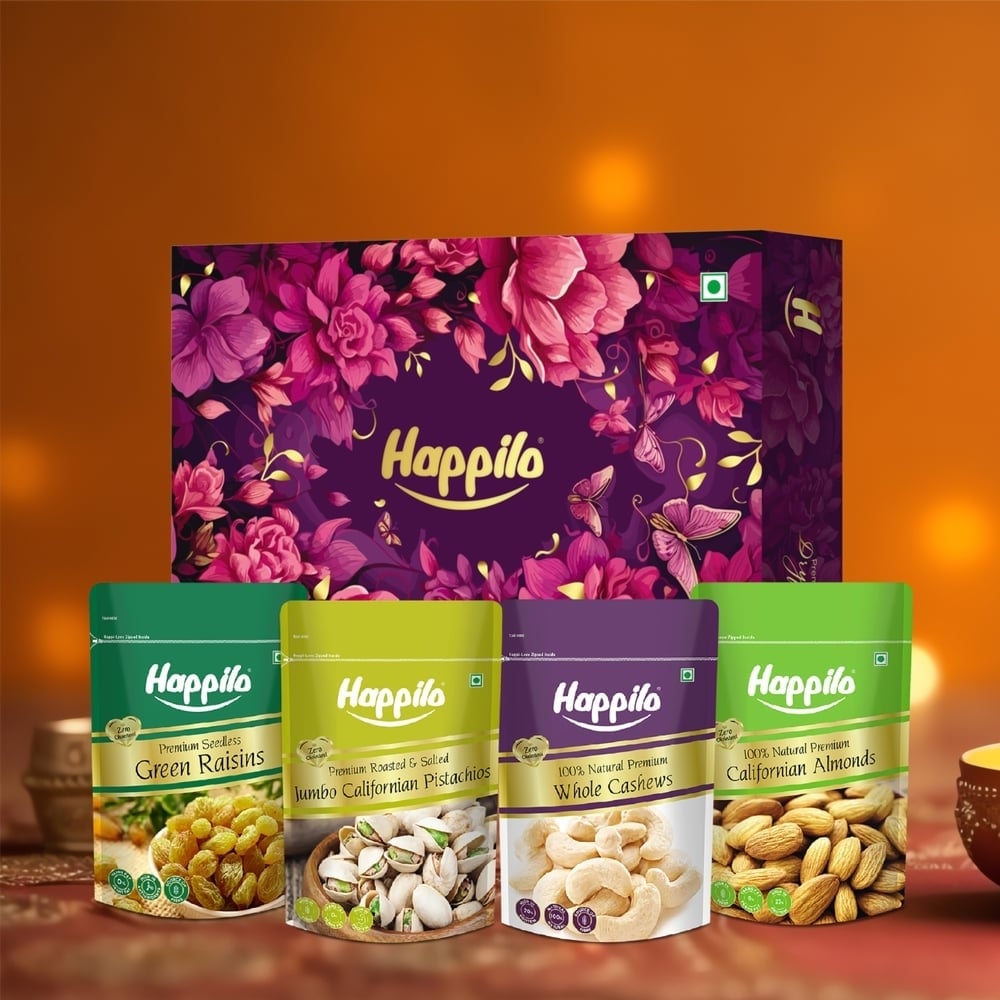 Happilo Diwali Celebration Dry Fruits Gift Pack Zefa Price - Buy Online ...