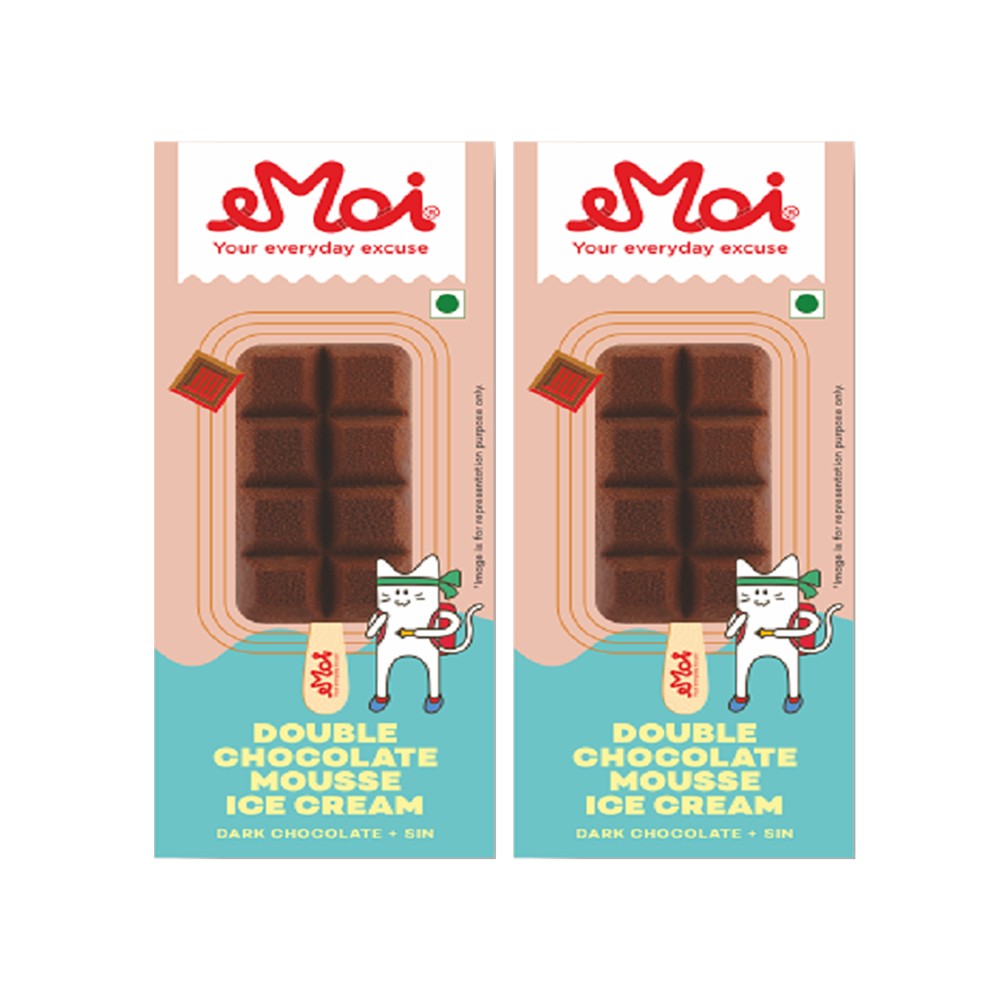 EMOI Double Chocolate Mousse Ice Cream Stick - Pack of 2 Price - Buy ...