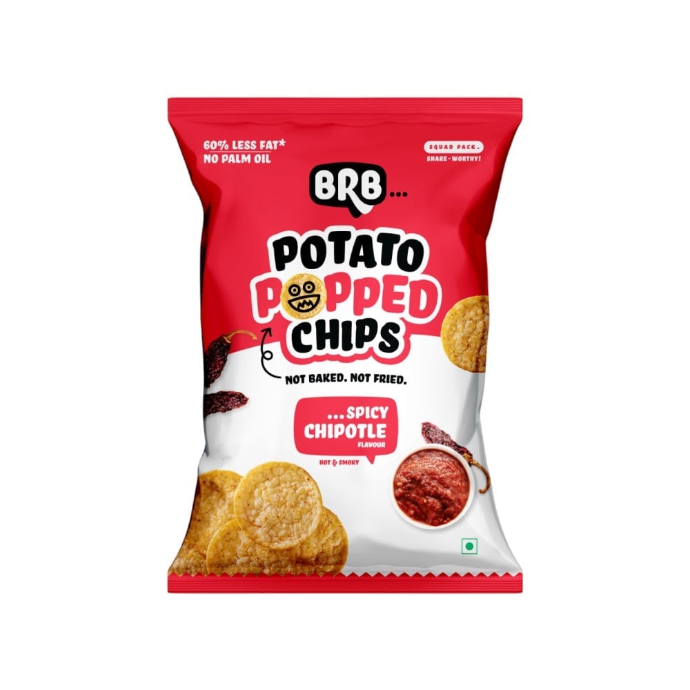 BRB Potato Popped Chips (Spicy Chipotle Flavour) Price - Buy Online at ...