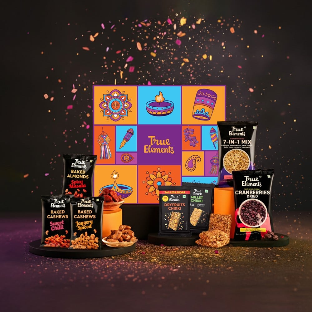True Elements Diwali Festive Celebrations Dry Fruits Gift Pack Price ...