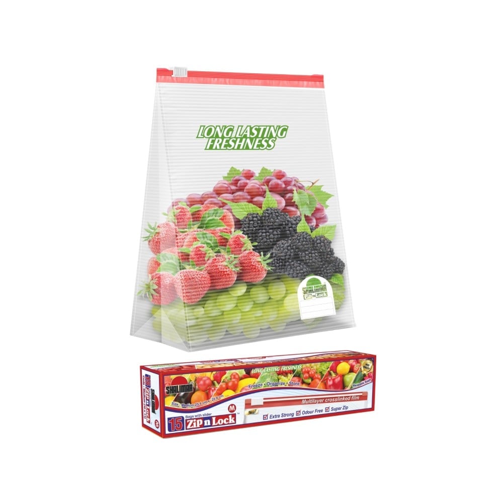 Shalimar Zip Lock Bag Slider (Medium) Price - Buy Online at Best Price ...