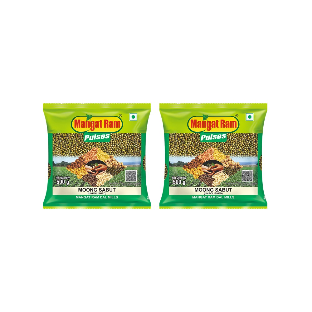 Mangat Ram Unpolished Moong (Sabut) - Pack of 2 Price - Buy Online at ...