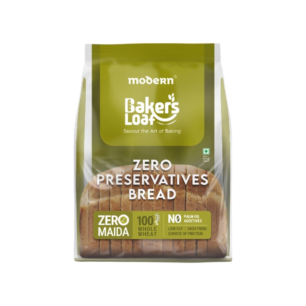 Baker's Loaf Zero Preservatives Whole Wheat Bread Price - Buy Online at ...