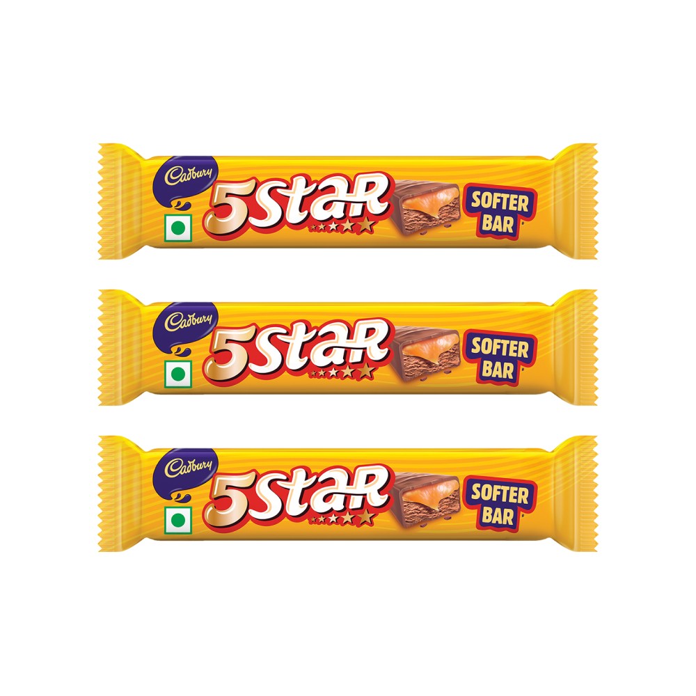 Cadbury 5 Star Chocolate Filled Bar - Pack of 3 Price - Buy Online at ...