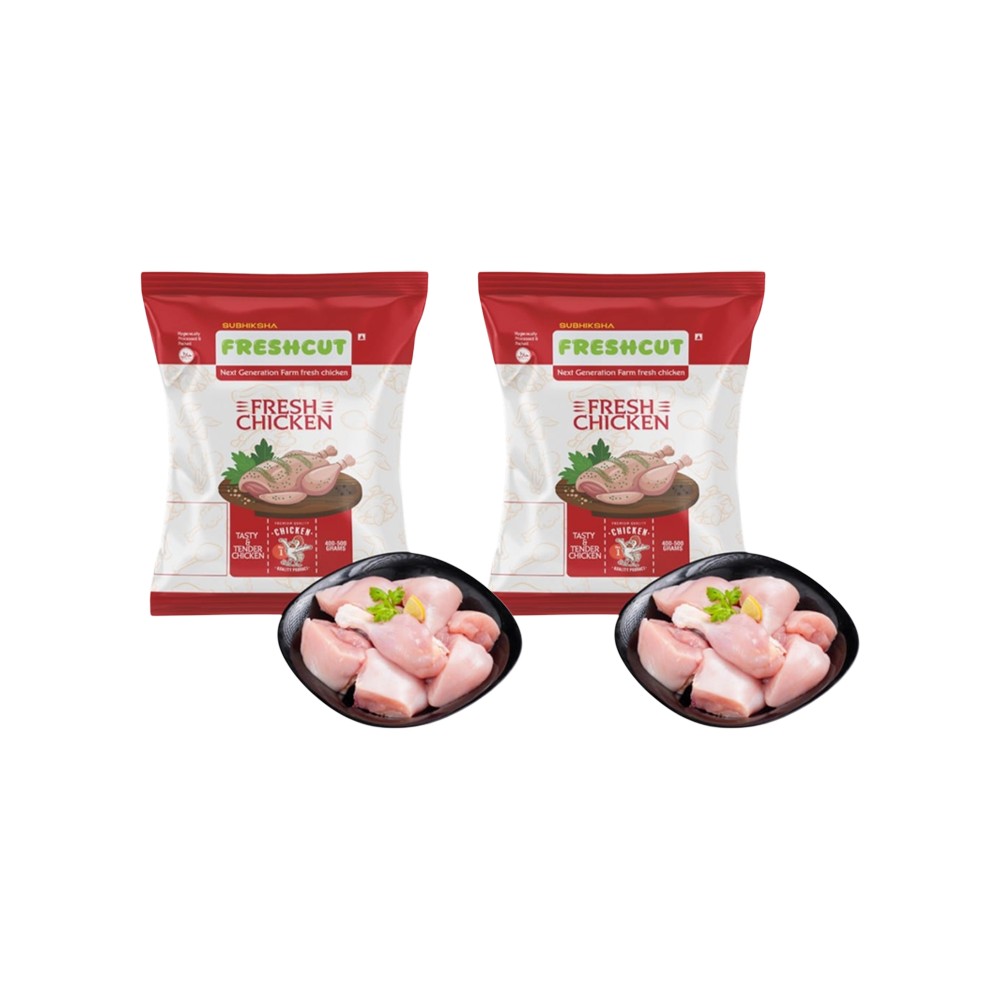 Fresh Cut Chicken Curry Cut Big - Pack of 2 Price - Buy Online at Best ...