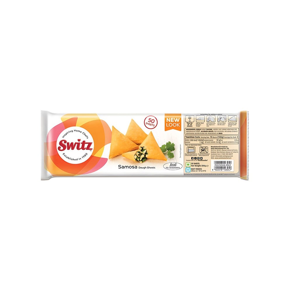 Switz Samosa Patti Dough Sheets (Frozen) Price - Buy Online at ₹113 in ...