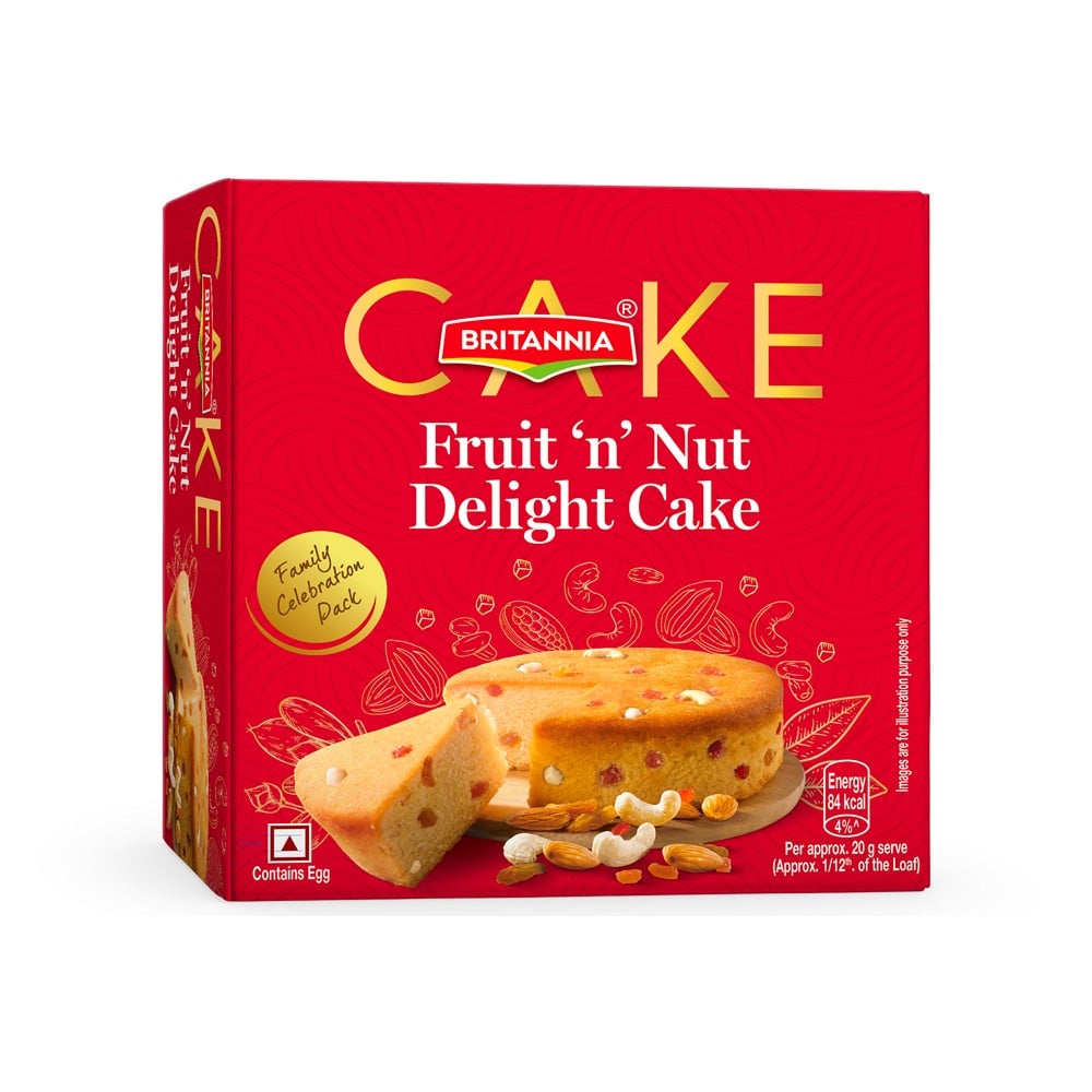 Britannia Fruit "n" Nut Delight Cake Price - Buy Online at Best Price ...