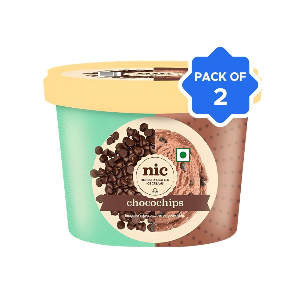 NIC Choco Chips Ice Cream Cup - Pack of 2 Price - Buy Online at Best ...