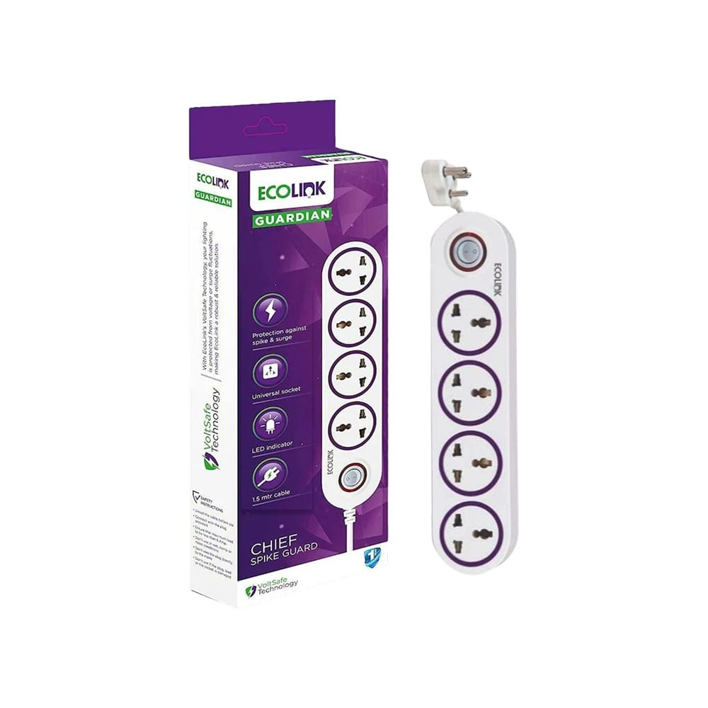 Ecolink Chief Spike Guard 4 Way Extension Board (1.5 m) Price - Buy ...