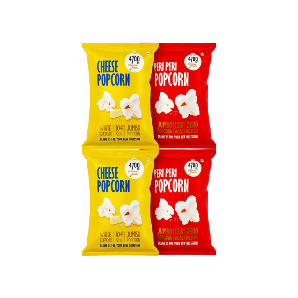 4700BC Cheese & Peri Peri Popcorn Jumbo Size - Pack of 2 - Pack of 4 ...