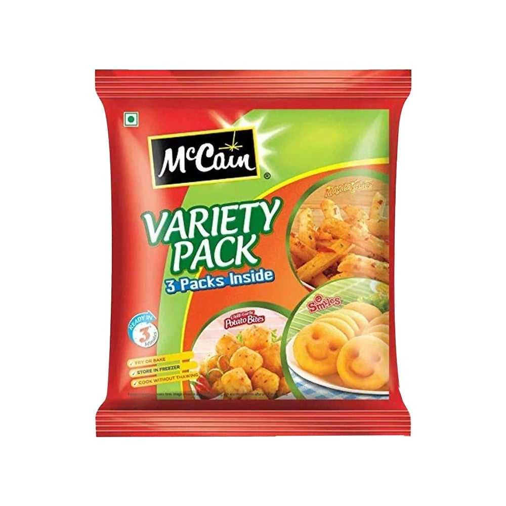 McCain Variety Pack Frozen Snack Price - Buy Online at ₹193 in India