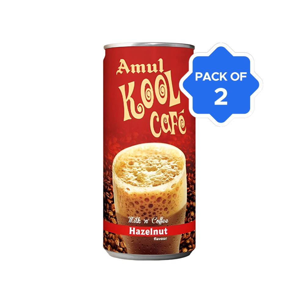 Amul Kool Cafe Hazelnut Flavoured Milk - Pack of 2 Price - Buy Online ...