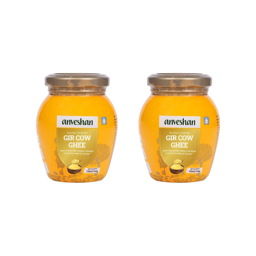 Anveshan A2 Gir Cow Ghee (Bilona Churned) - Pack of 2 Price - Buy ...