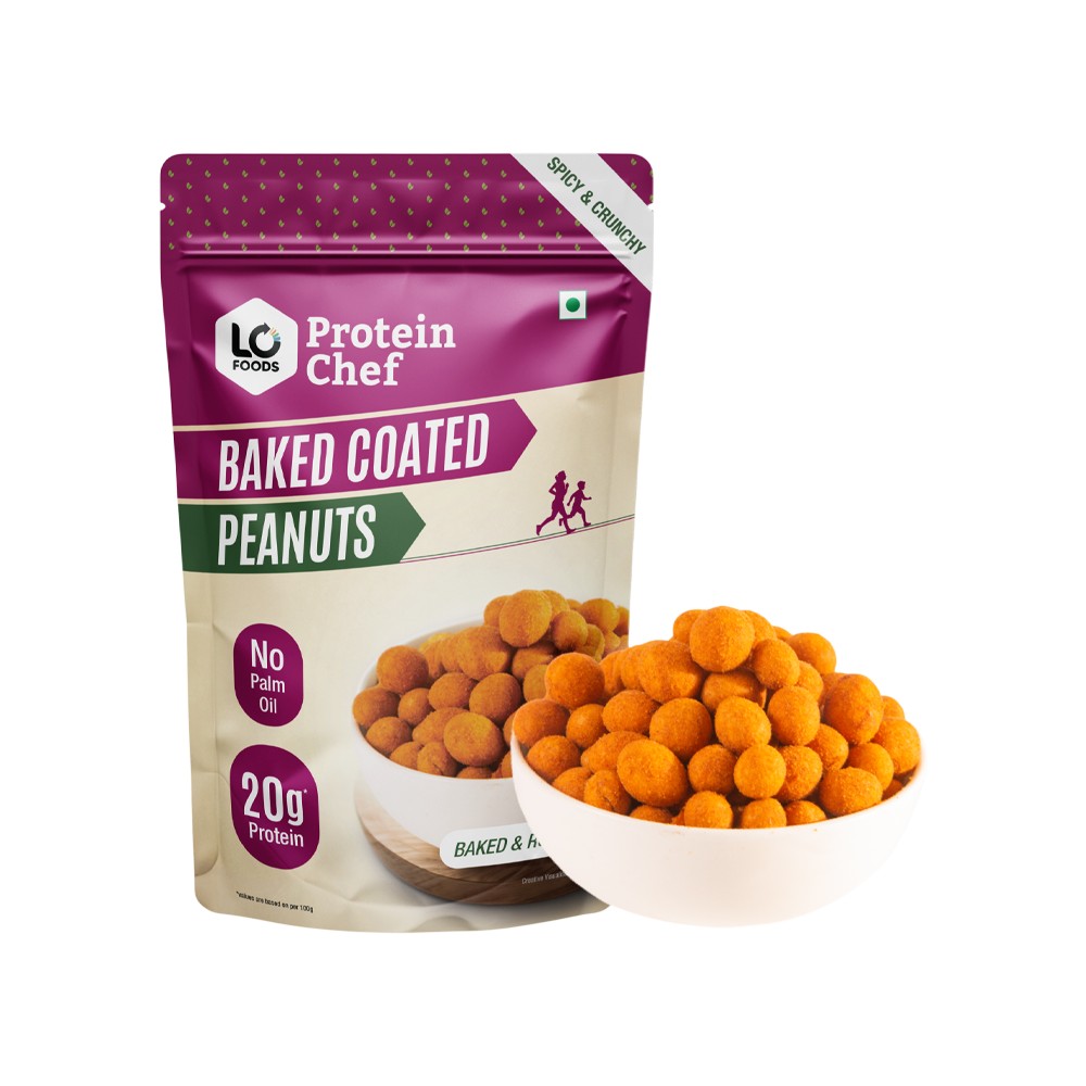 Protein Chef Baked Coated Peanuts (Masala Roasted Healthy Snacks) Price ...