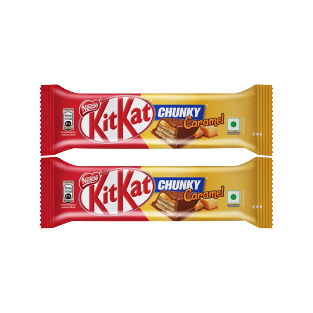 Nestle KitKat Chunky Caramel Wafer Chocolate - Pack of 2 Price - Buy ...