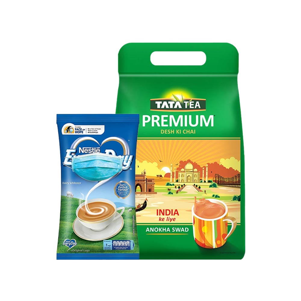 Nestle Everyday, Dairy Whitener + Tata Tea Premium Tea 1.5 Kg Combo ...