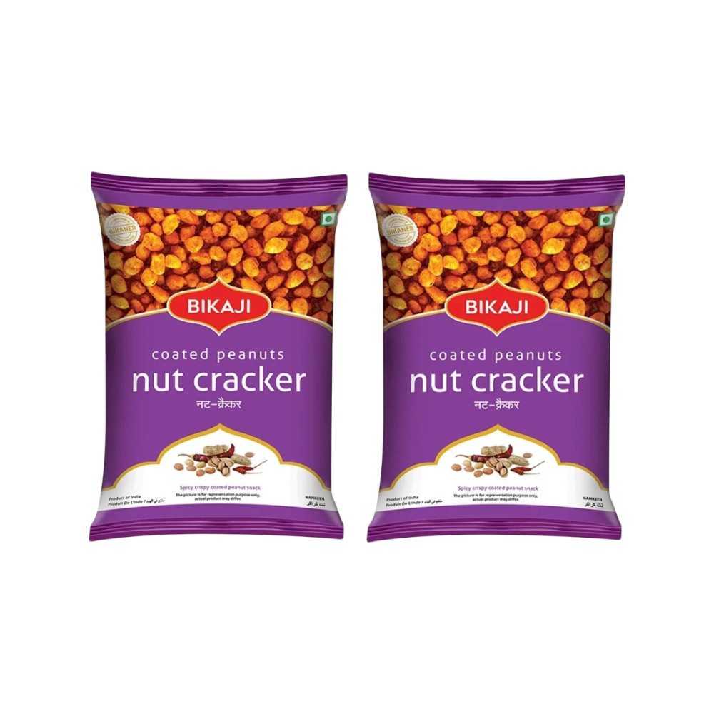 Bikaji Nut Cracker Coated Peanuts - Pack of 2 Price - Buy Online at ₹89 ...