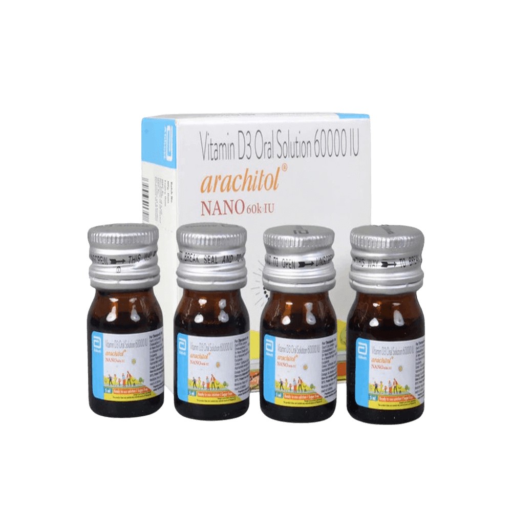 Arachitol Nano 60k Sugar Free Bottle of 5ml Solution (Pack of 4) Price ...