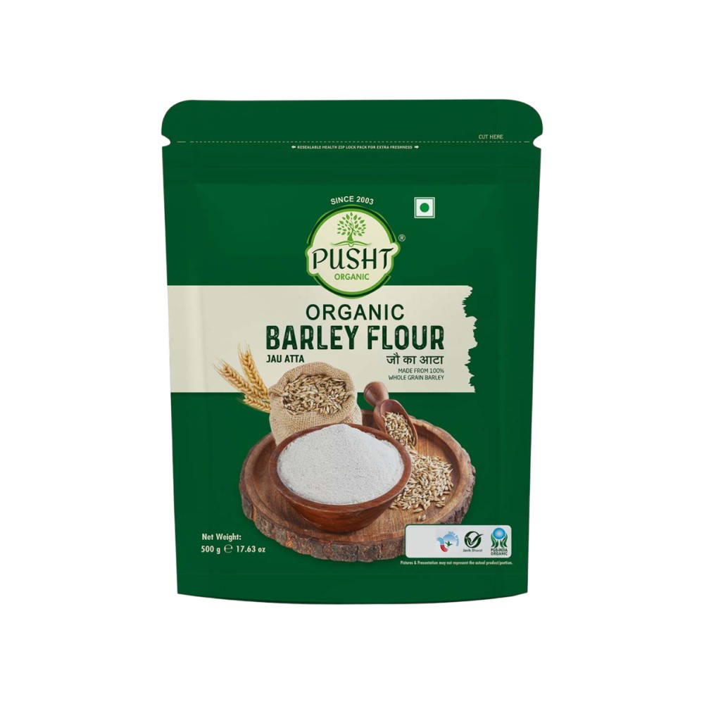 Pusht Organic Barley Flour Price - Buy Online at Best Price in India