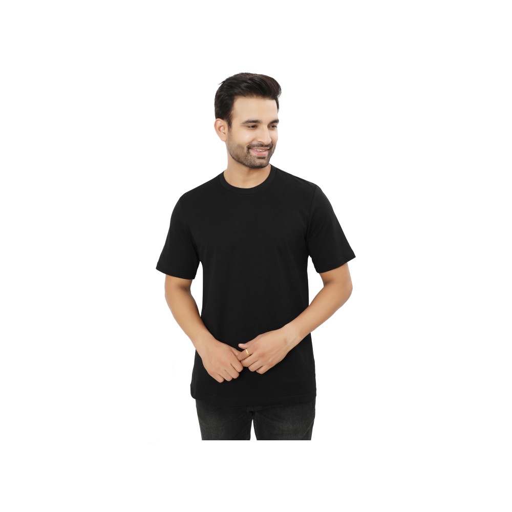 Adidas Round Neck Men's T-shirt (Black) Price - Buy Online at Best ...