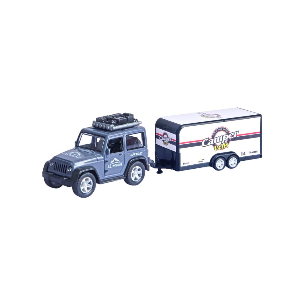 Playme 2 in 1 Truck & Trailer Camper Van Pull Back Toy Price - Buy ...