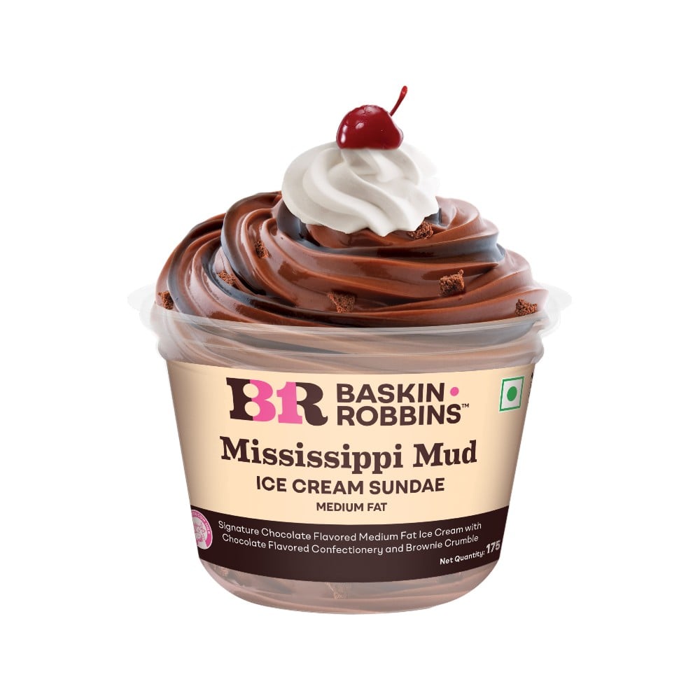 Baskin Robbins Missisippi Mud Sundae Ice Cream Cup Price - Buy Online ...