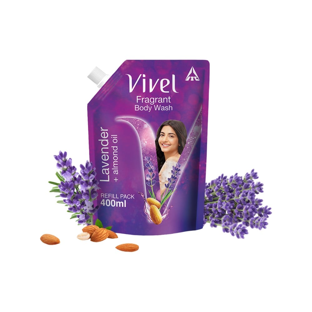 Vivel Fragrant Body Wash (Lavender + Almond Oil) Price - Buy Online at ...