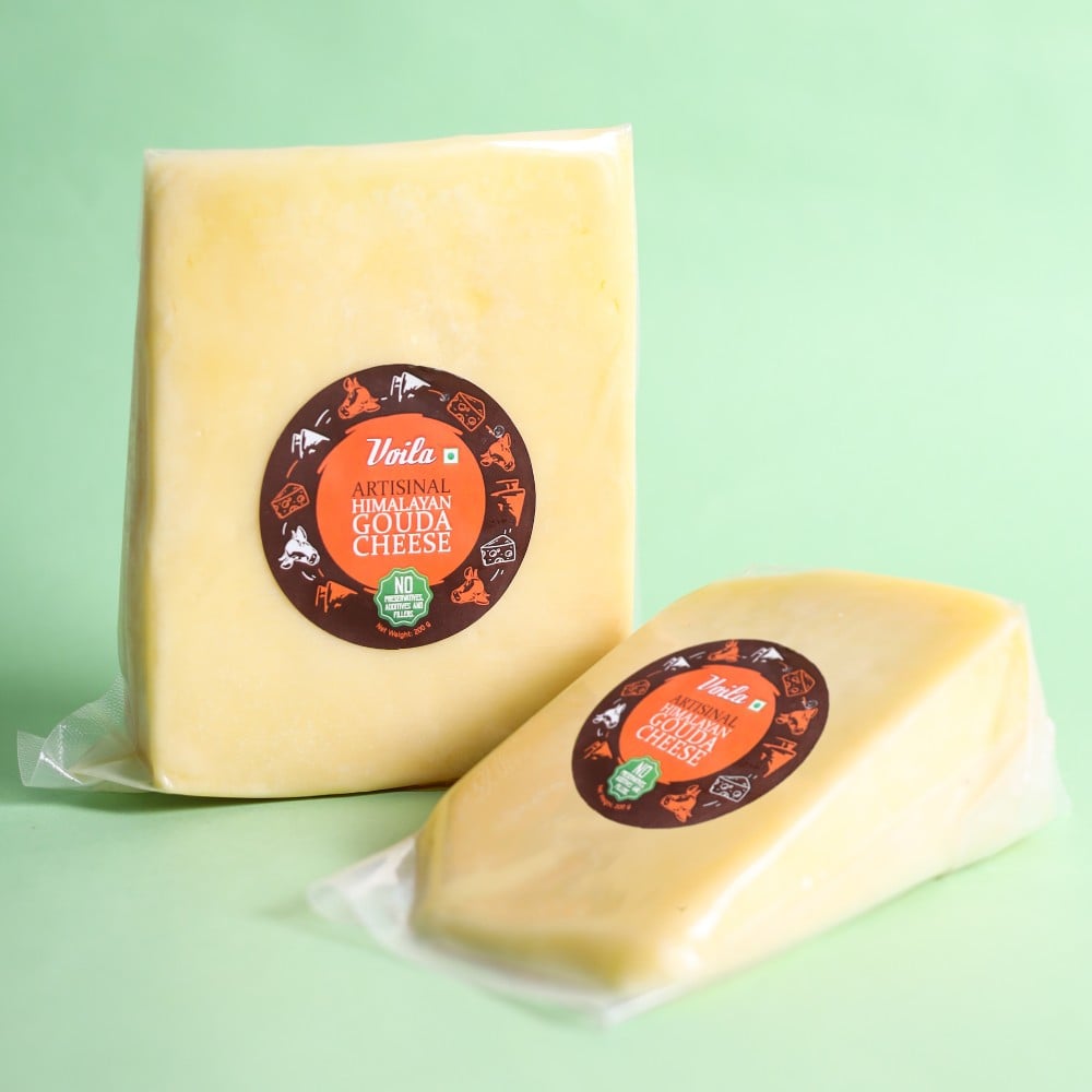 Voila Artisinal Himalayan Gouda Cheese Block Price - Buy Online at Best ...