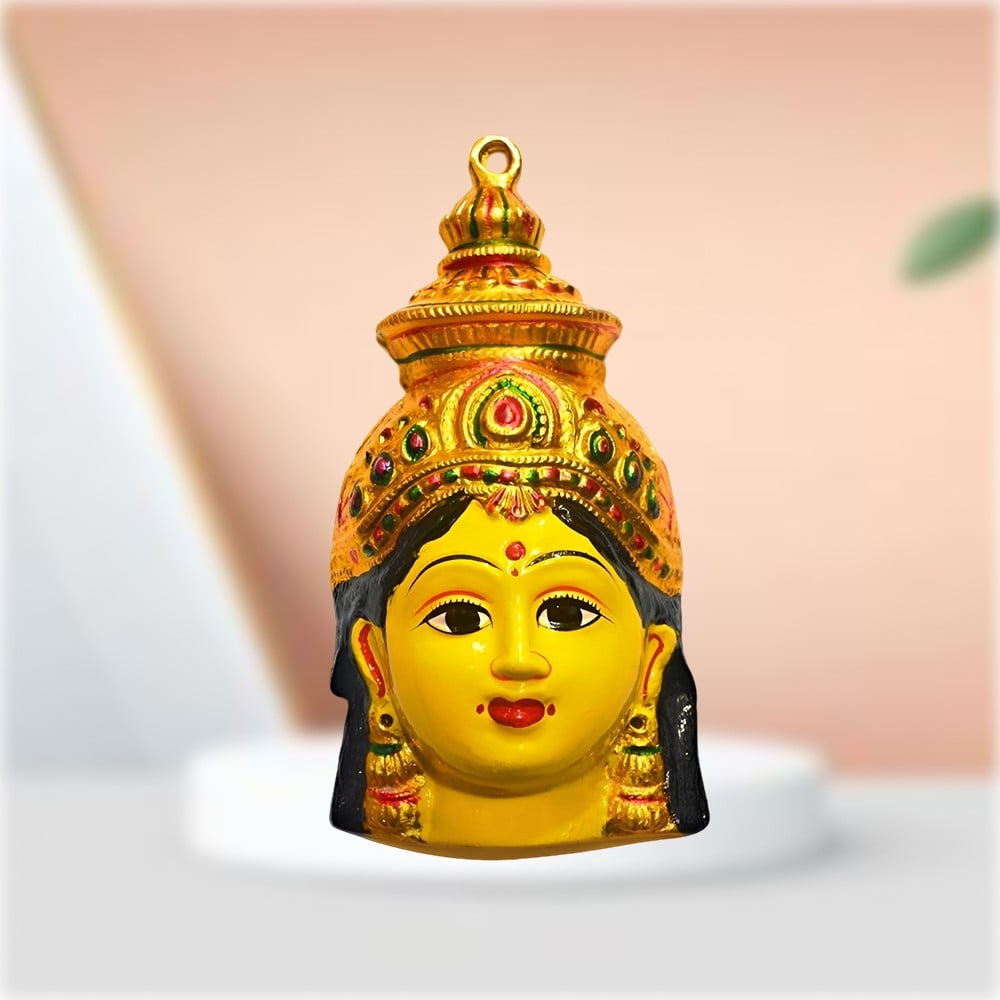 Varamahalakshmi Face God Idol by A. Ramanappa Price - Buy Online at ...