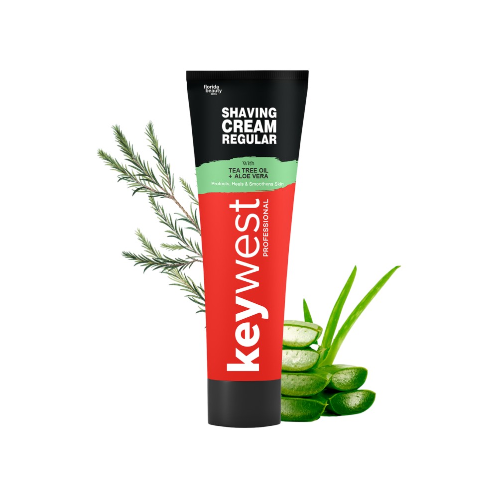 Keywest Regular Shaving Cream With Tea Tree Oil + Aloe Vera Price - Buy ...