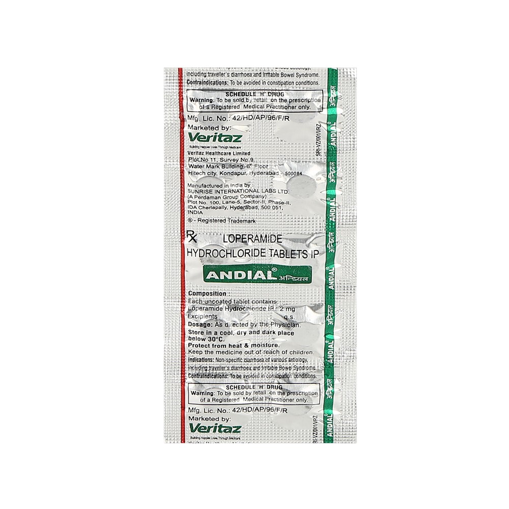 Andial 2mg Strip of 10 Tablets Price - Buy Online at Best Price in India