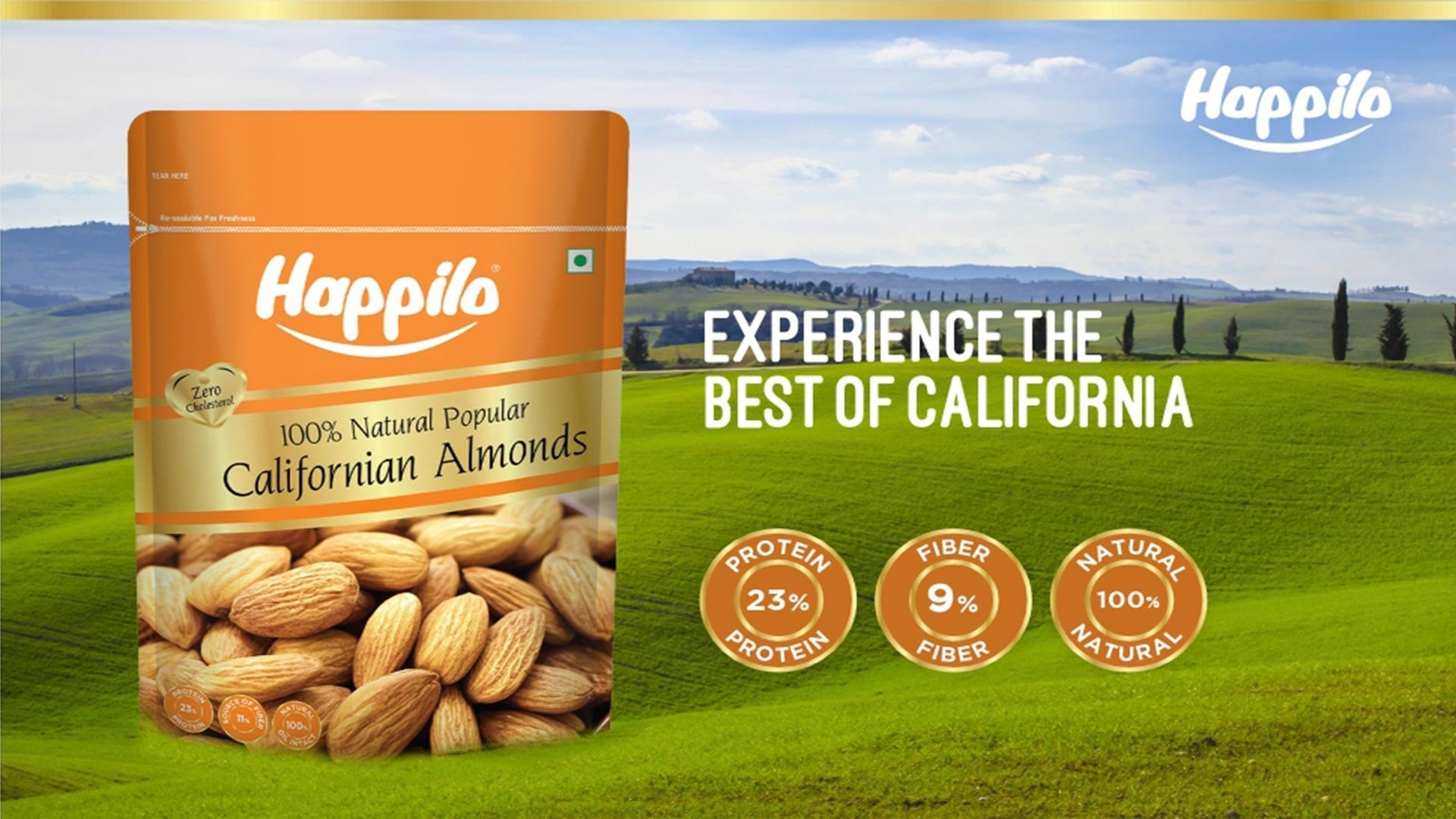 Happilo 100% Natural Popular Californian Almonds Price - Buy Online at ...