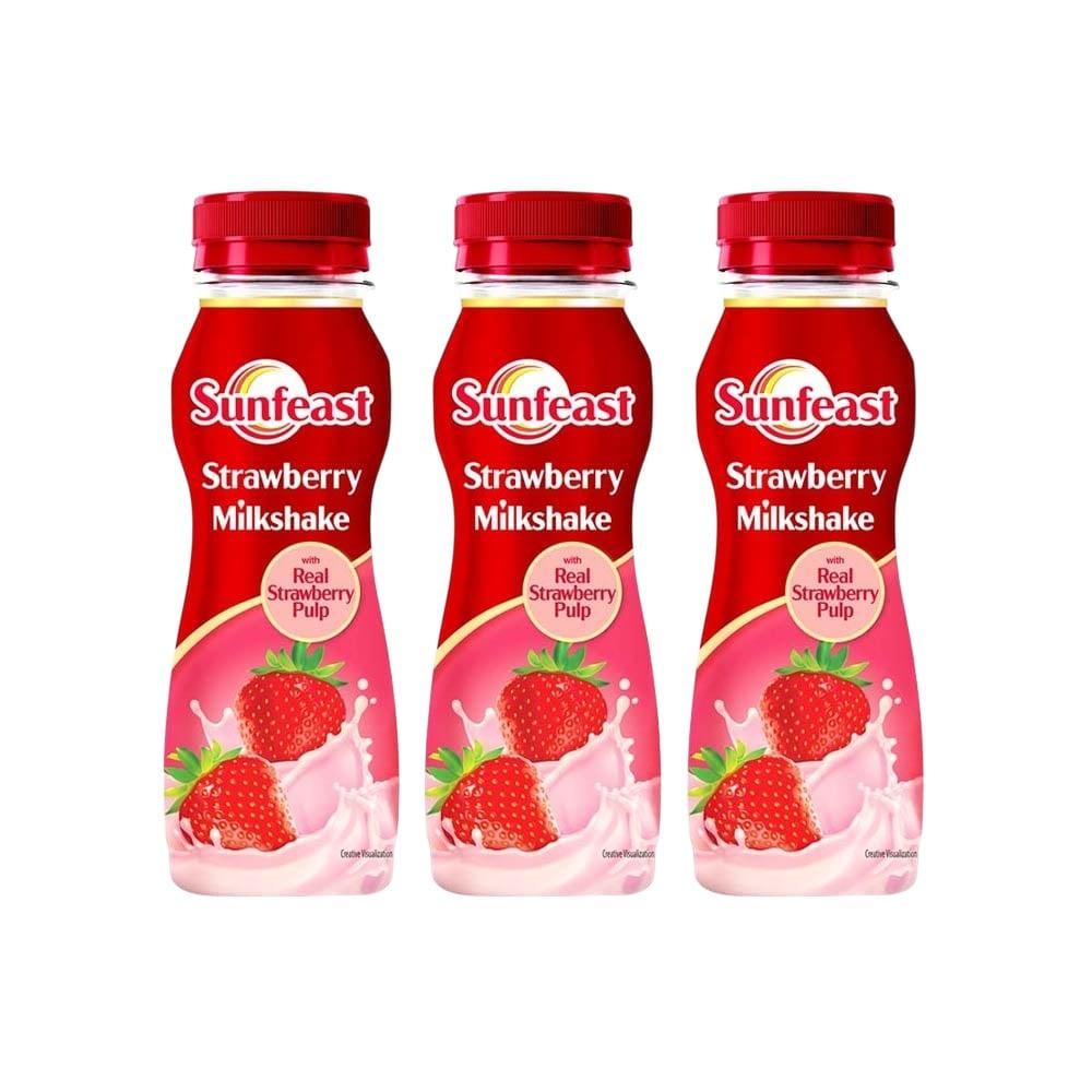 Sunfeast Strawberry Milkshake - Pack of 3 Price - Buy Online at Best ...