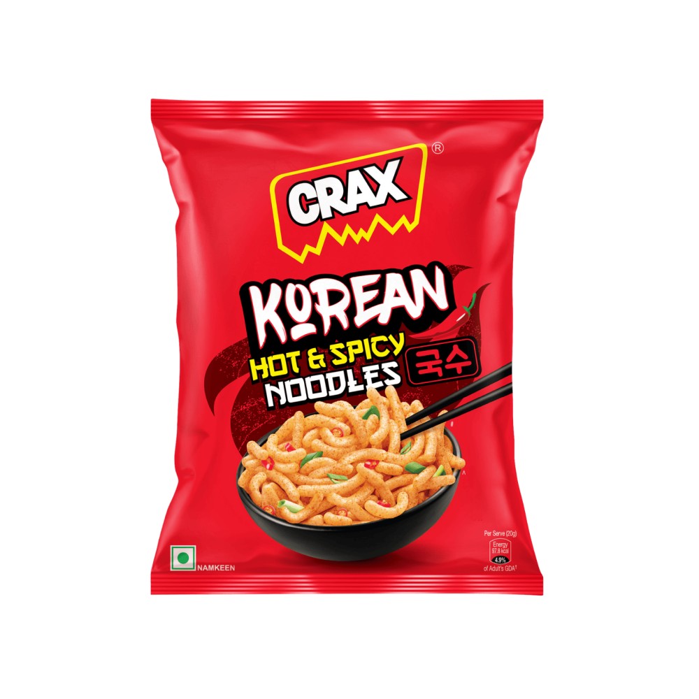 Crax Korean Ramen Noodle Puffs Chips Snacks Price - Buy Online at ₹37 ...