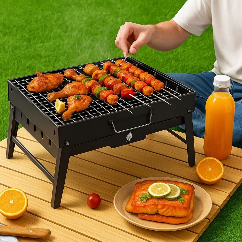 Royalkart 1 Burner Barbeque Griller Set Price - Buy Online at Best ...