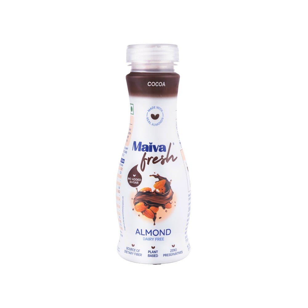 Maiva Fresh Dairy Free Almond Milk - Cocoa Price - Buy Online at Best ...
