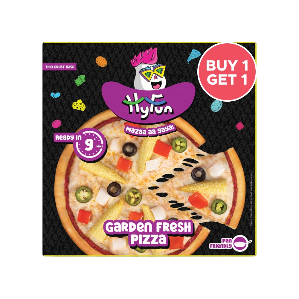 HyFun Garden Fresh Pizza (Thin Crust Base) - Buy 1 Get 1 Free Price ...